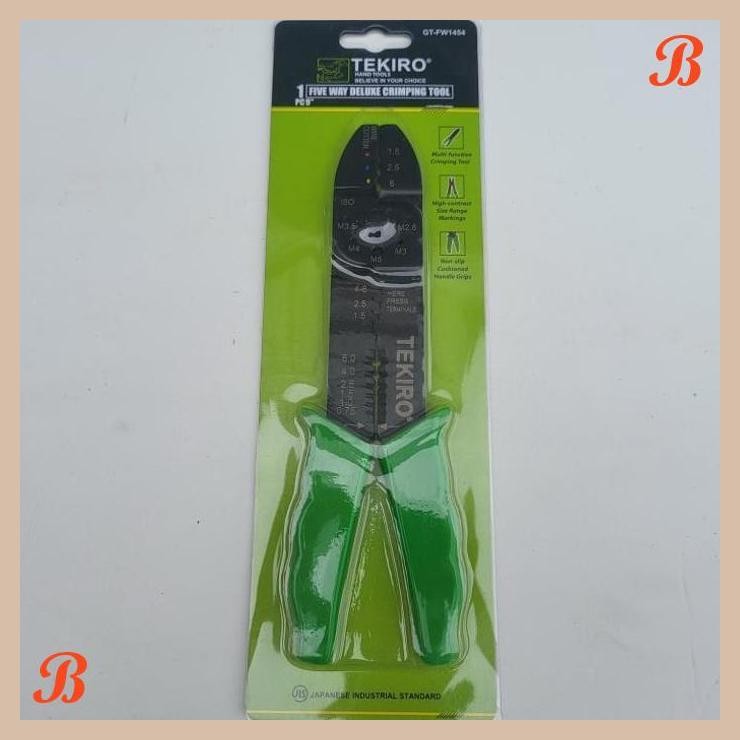 Jual | JRT | TEKIRO TANG CRIMPING KRIMPING 9" 9 INCH KUPAS KABEL PRESS ...