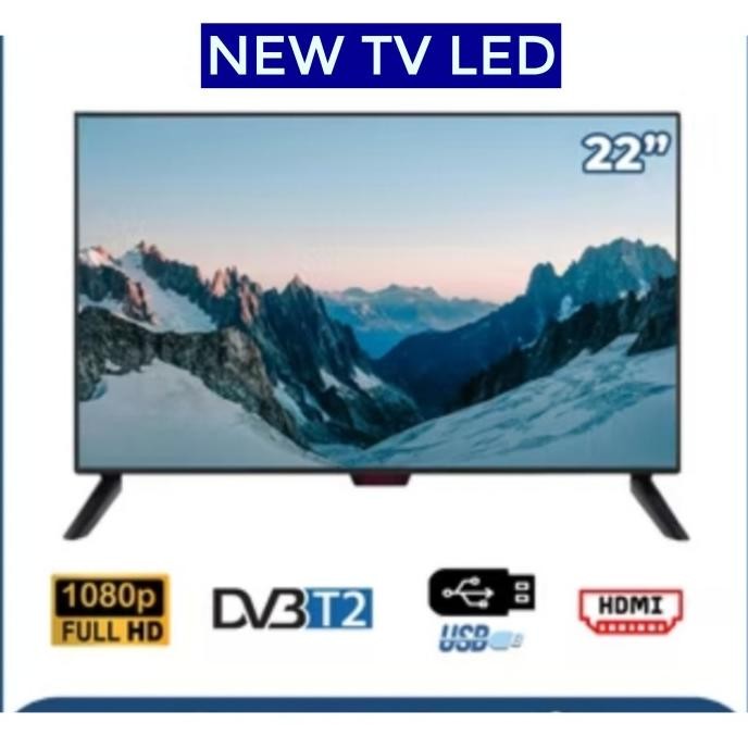 Jual HARGA TERJANGKAU!! NEW SLIM LED TV DIGITAL 22 INCH FULL LAYAR ...
