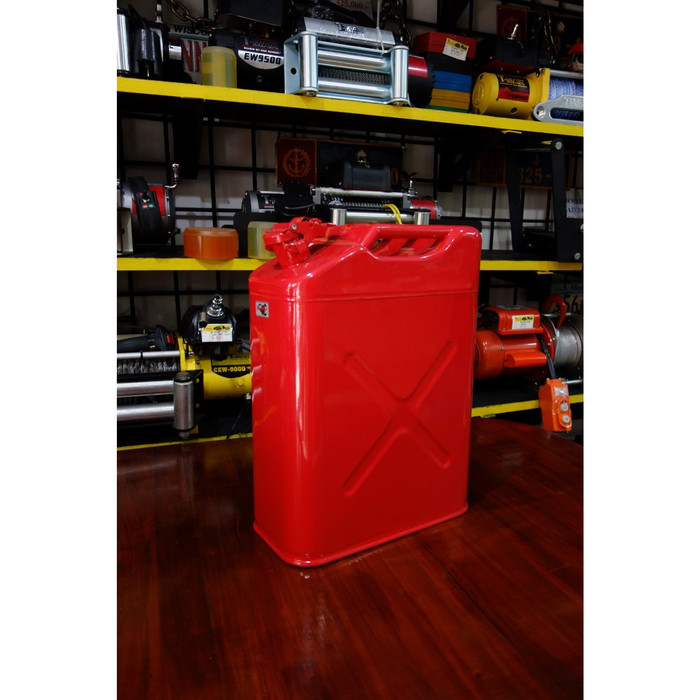 Jual READY STOK!! Jerigen Besi / Steel Jerrycan / Oil tank kap. 20 ltr ...