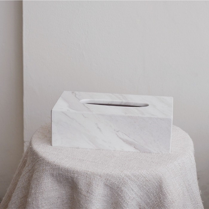 Jual Produk Terbaru Marble Tissue Box - Velina Box Sheet - Royal Black ...