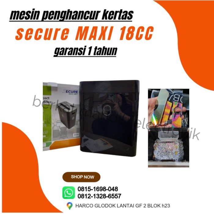 Jual Mesin Penghancur Kerta Secure Maxi 18cc | Shopee Indonesia