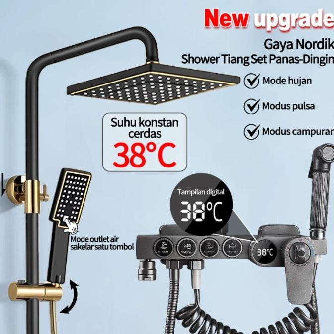 Jual Shower Kamar Mandi Set (4 in 1) Dengan Sprayer Faucet Sprayer . | Shopee Indonesia