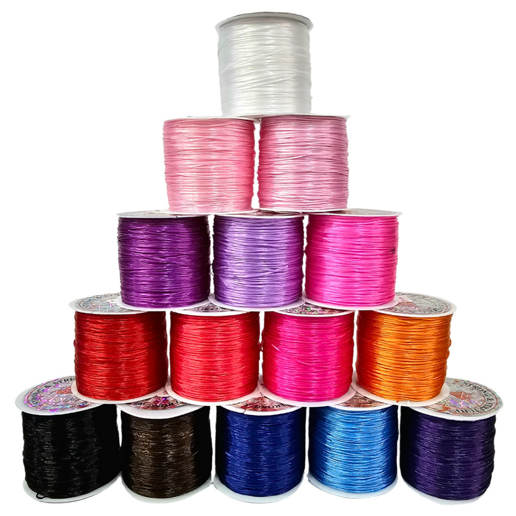 Jual (1 Roll) Tali Senar Benang Super Elastis Cincin Gelang Manik Manik ...