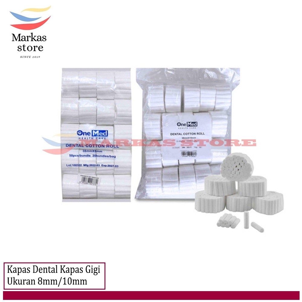 Jual Apa Gigi Dental Cotton Roll Onemed Apa Dental Apa Gigi Roll ...