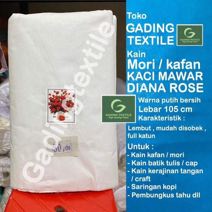 Jual Kain Kafan Putih Cap Mawar 1 Roll Isi 45 Meter | Shopee Indonesia