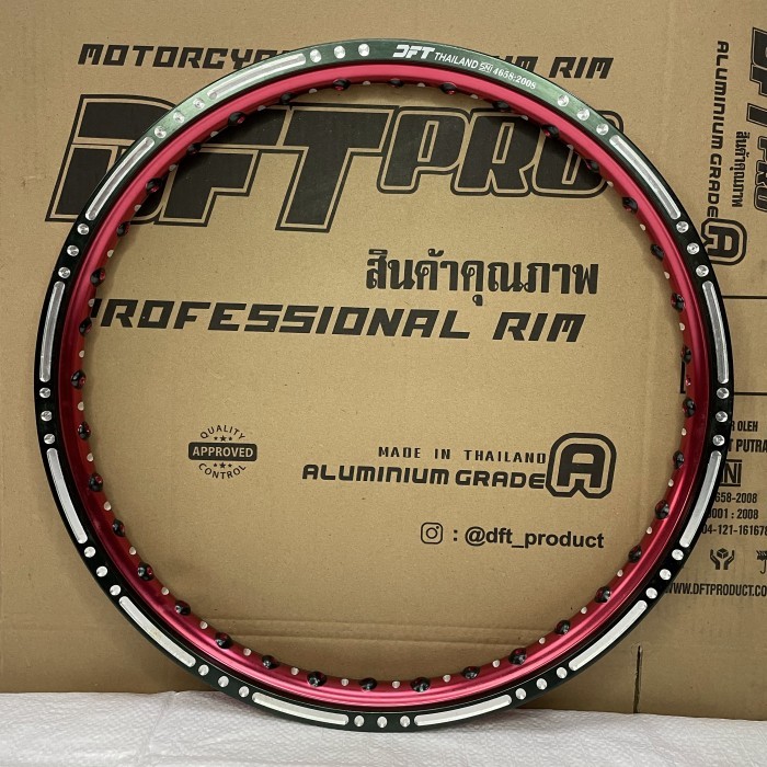 Jual Velg Dft Thailand Ring 17 Cnc 2 Tone | Shopee Indonesia