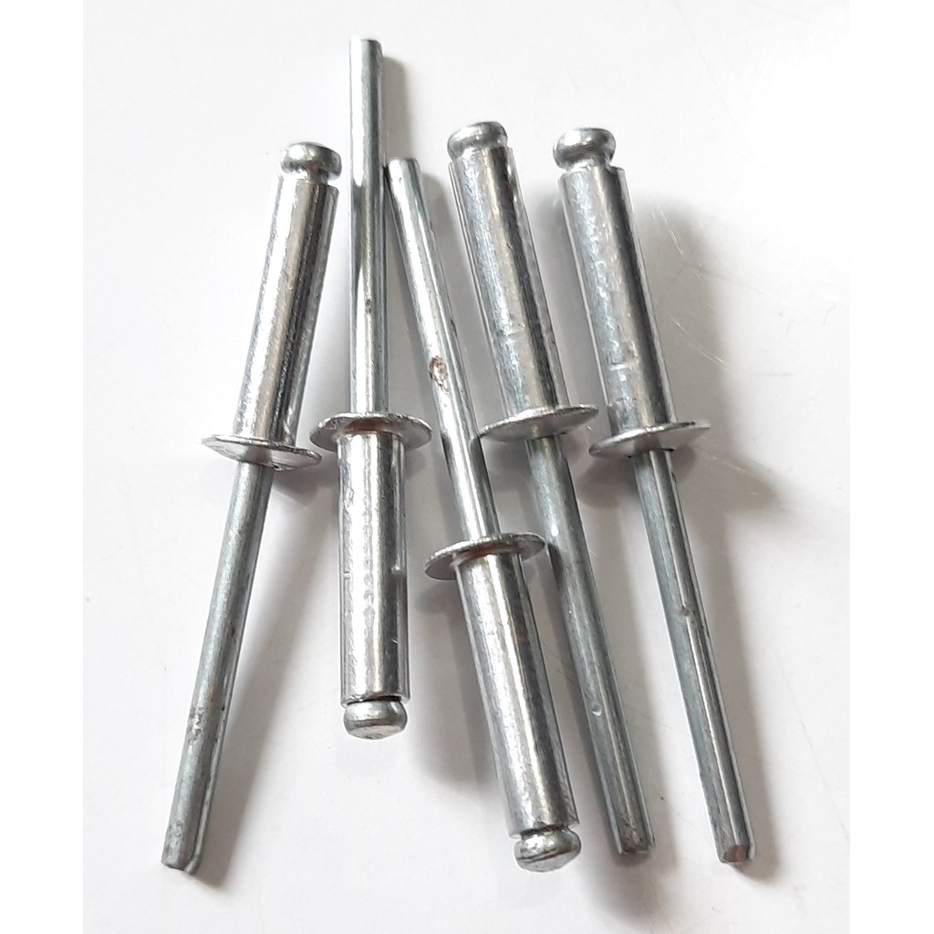 Jual Paku Rivet 4MM x 10MM 1pack isi 100pcs / Blind rivet Tipe 540 ...