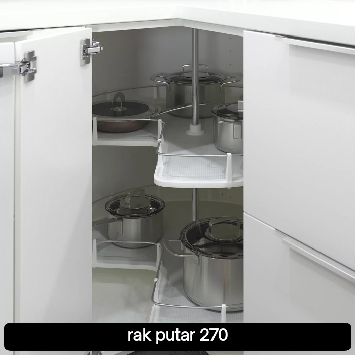 Jual rak sudut dapur Putar Sudut 270 / Sudut Kabinet Putar 270 Rak ...