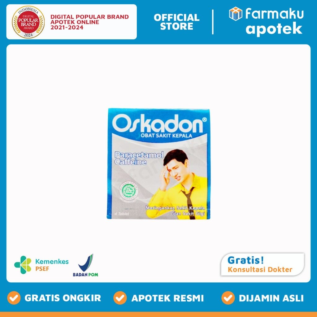 Jual Oskadon Strip 4 Tablet - KGS | Shopee Indonesia
