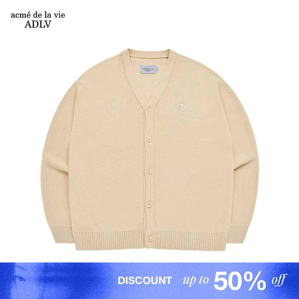 Jual [ADLV] Symbol Logo Rivet Terry Cardigan Light Yellow - Kardigan ...