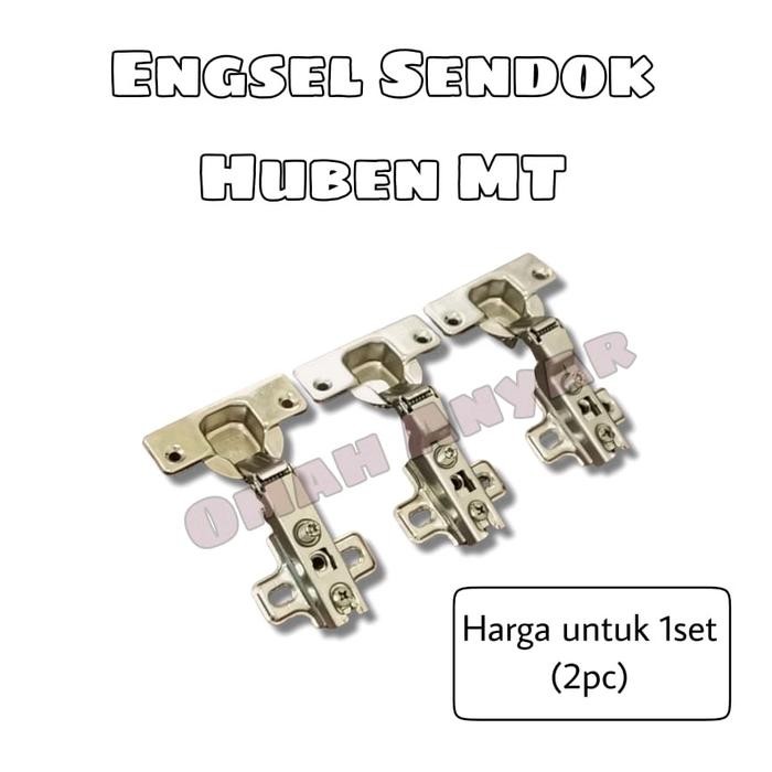 Jual hanya disini] 1 PASANG Engsel Sendok Pintu Lemari Hinges Huben ...