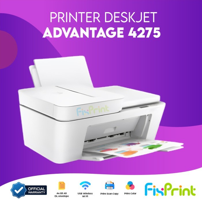 Jual Printer HP Deskjet 4275 Advantage Print Scan Copy WiFi ADF F4 ...