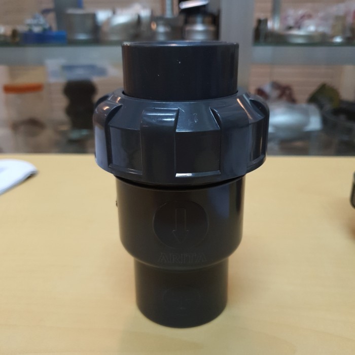 Jual Terpopuler Ball Check Valve Pvc 3" Inch True Union Ball Single ...