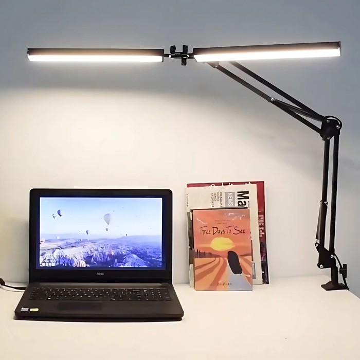 Jual Lampu Meja Belajar & Komputer Jepit Aesthetic (Adjustable Clamp ...
