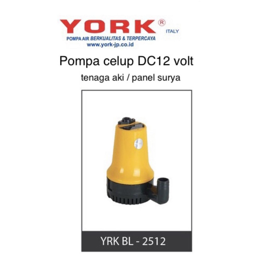 Jual """""] YORK YRK BP 2512 pompa celup DC 12 volt tenaga aki / solar ...
