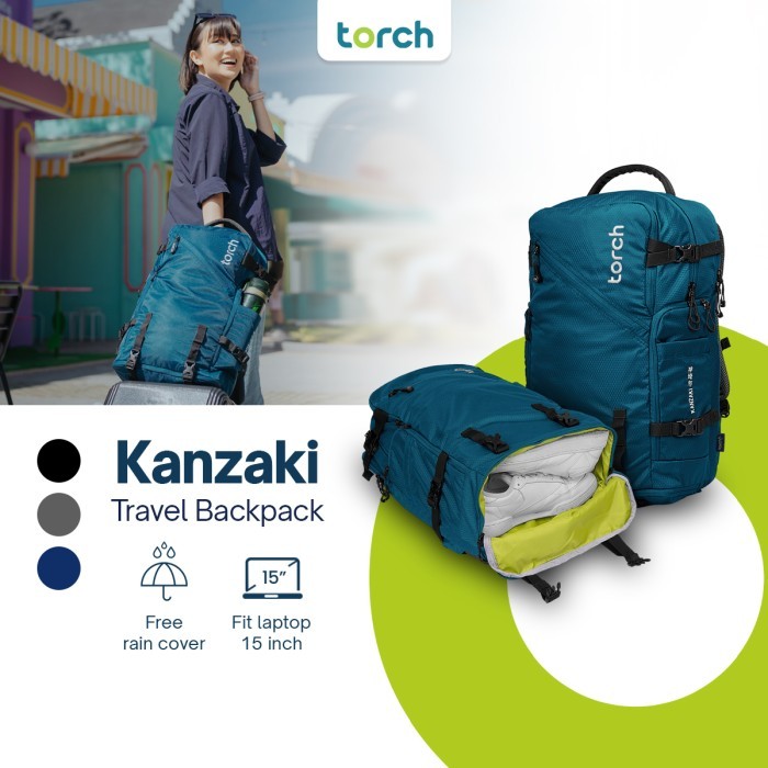Jual Torch Tas Ransel - Light Travel Backpack Kanzaki Classic 30 Liter ...