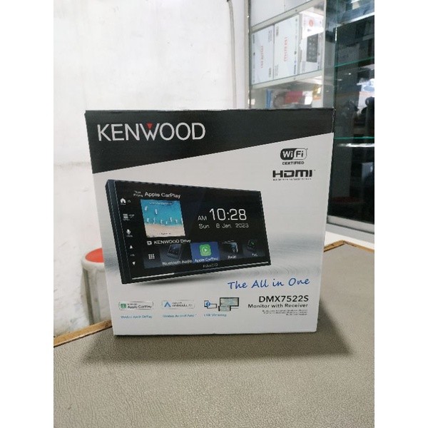 Jual Head unit kenwood dmx7522s - kenwood dmx7522 carplay android auto wifi wireless | Shopee ...