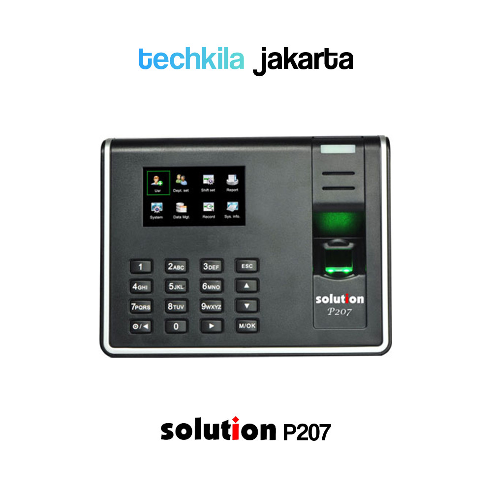 Jual SOLUTION P207 / MESIN ABSENSI SIDIK JARI | Shopee Indonesia
