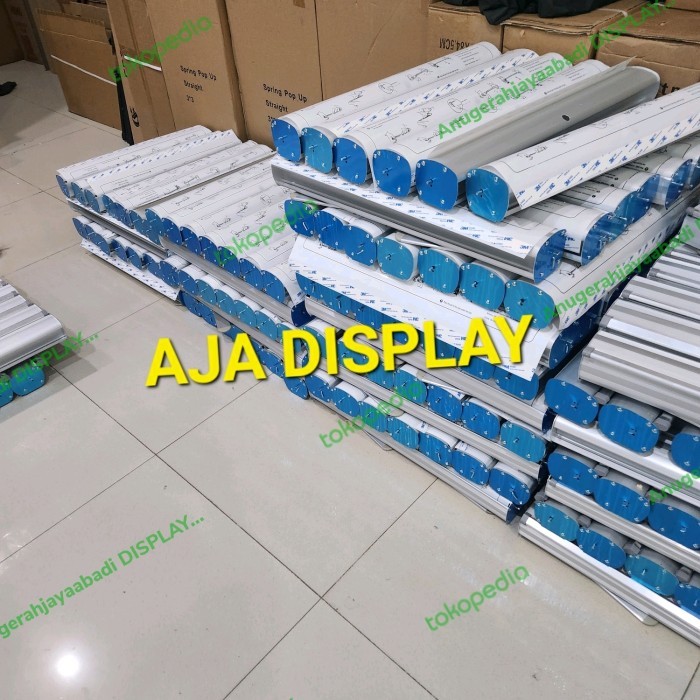 Jual TIANG BANNER MODEL ROLL UP BANNER ALUMINIUM 60X160 | Shopee Indonesia