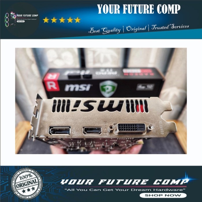 Jual VGA PC AMD MSI Aero ITX RX 550 4GB RX550 4 GB GDDR5 128Bit Gaming ...