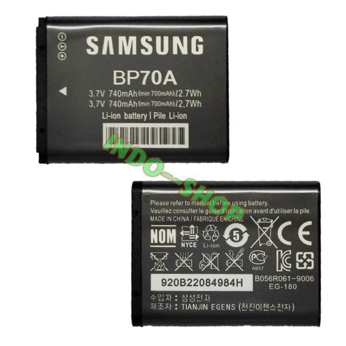 Jual Ready - Battery For Kamera Samsung Batre AQ100 DV50 DV90 Baterai ...