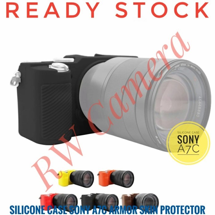 Jual TERMURAH - Silicone Case Sony A7C A7 C ILCE-7C Sarung Karet Armor ...