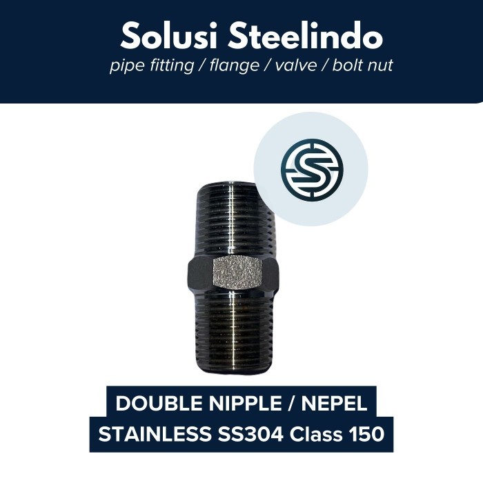 Jual 1/4" DOUBLE NIPPLE / NEPEL STAINLESS SS304 Class 150 / 150 Psi 1/4" ( 1/4 Inch ) | Shopee ...