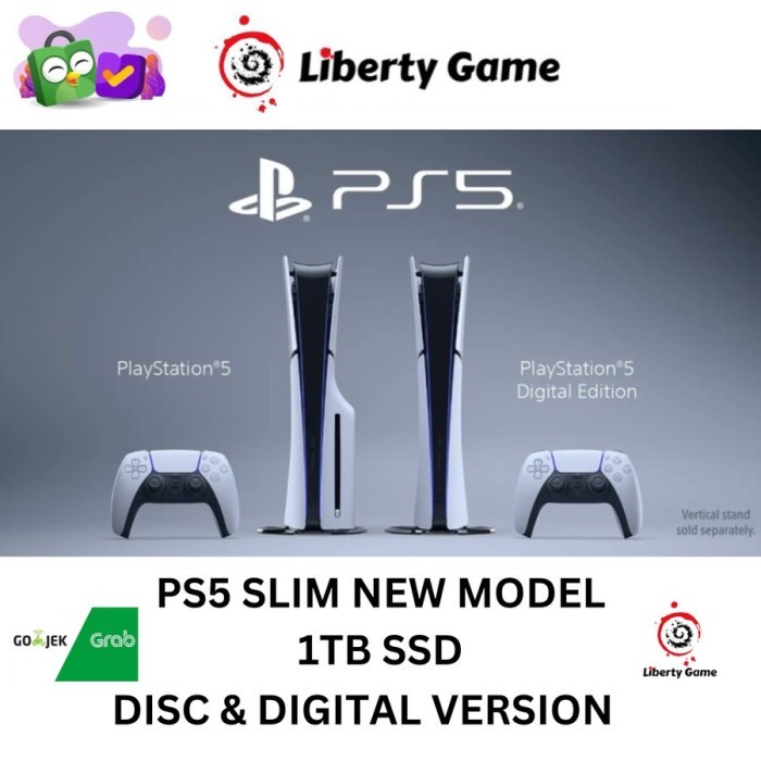 Jual PS5 Console Slim Disc Model / PS5 Slim Console Disc Version SSD ...