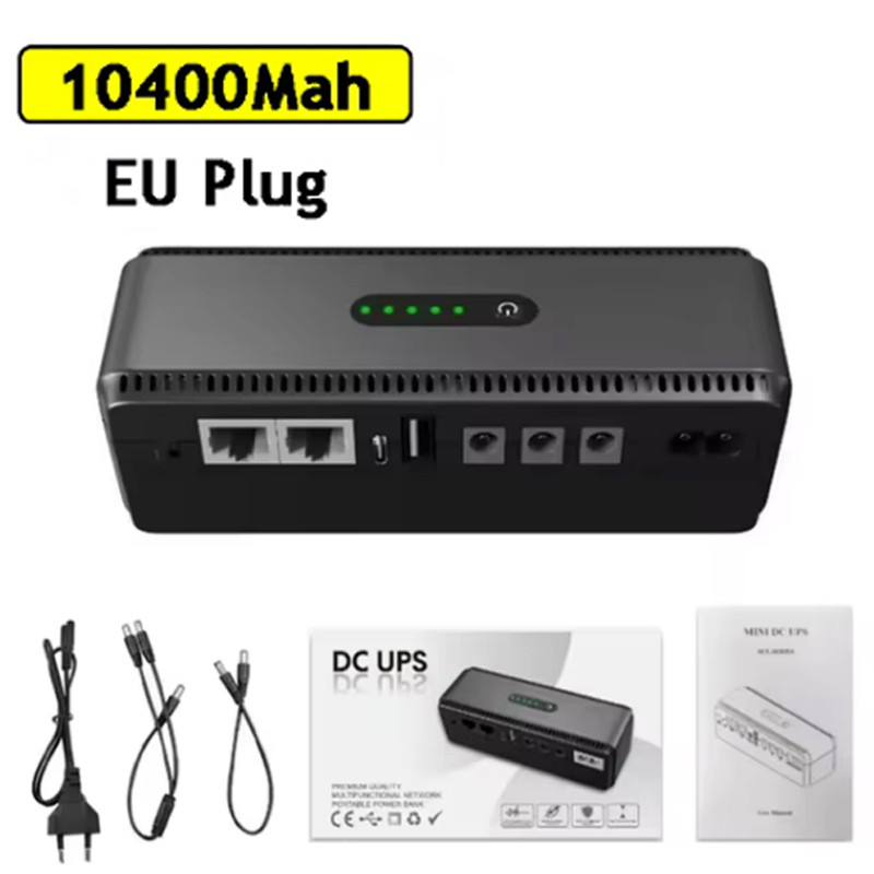 Jual 10400mAh DC UPS Battery Backup 5V 9V 12V 2A 15V 24V 1A 2A Output ...