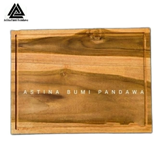 Jual Telenan kayu jati Besar panjang 40cm x 30cm | Shopee Indonesia