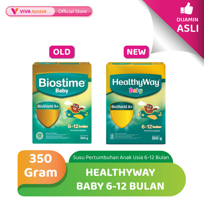 Jual HealthyWay Baby Susu Formula Bayi Usia 6-12 Bulan (350 Gram ...
