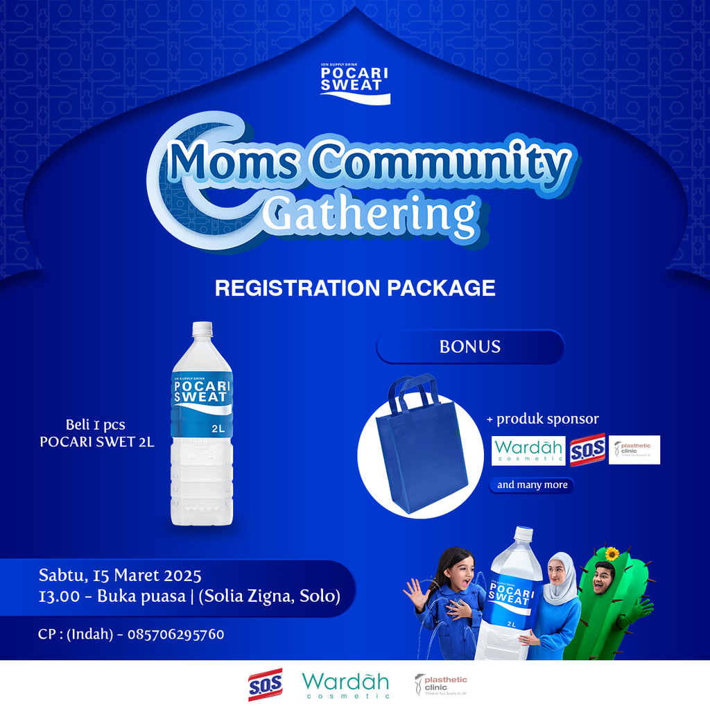 Jual POCARI SWEAT MOMS GATHERING SOLO 2025 SPECIAL PACKAGE | Shopee ...
