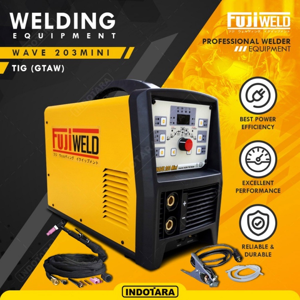 Jual Mesin Las Fujiweld TIG (GTAW) Welding Wave 203Mini ( PFC Version ) | Shopee Indonesia