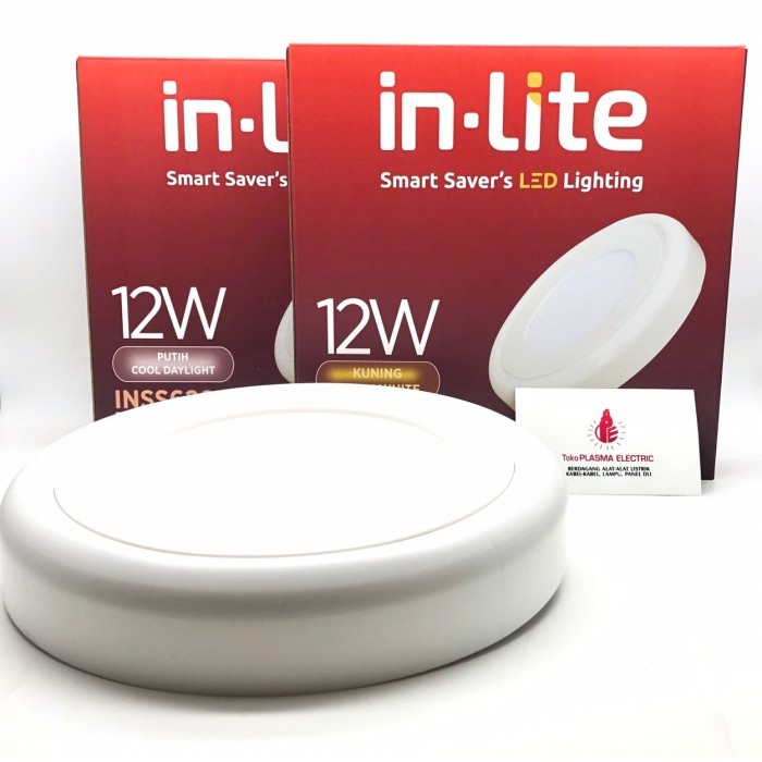 Jual Lampu Led Panel Outbow Inlite In-Lite 12W 12 W 12Watt 12 Watt ...