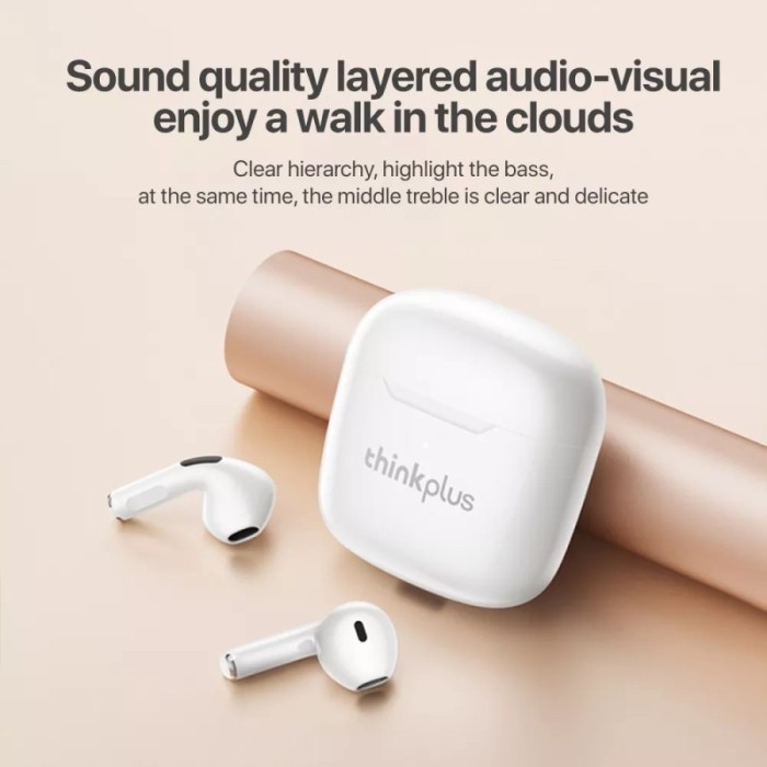 Jual ThinkPlus LP1 TWS True Wireless Earbuds Headset Bluetooth 5.3 ...