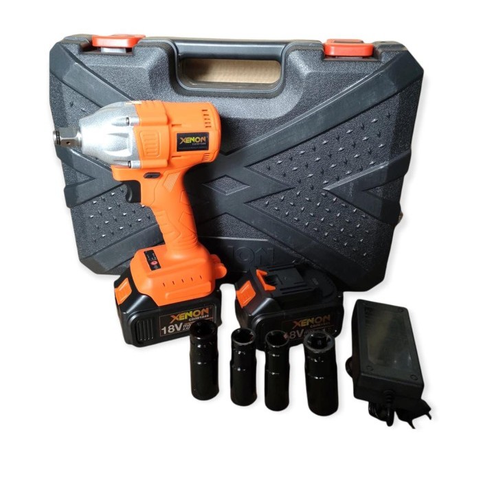 Jual MESIN PEMBUKA BAUT BAN MOBIL XENON CDIW1845 18V CORDLESS IMPACT ...