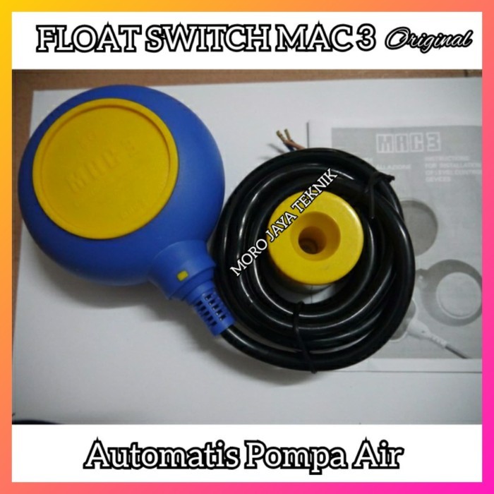 Jual Float Switch Mac3 Automatis Pompa Air Lever Switch Air Bersih ...