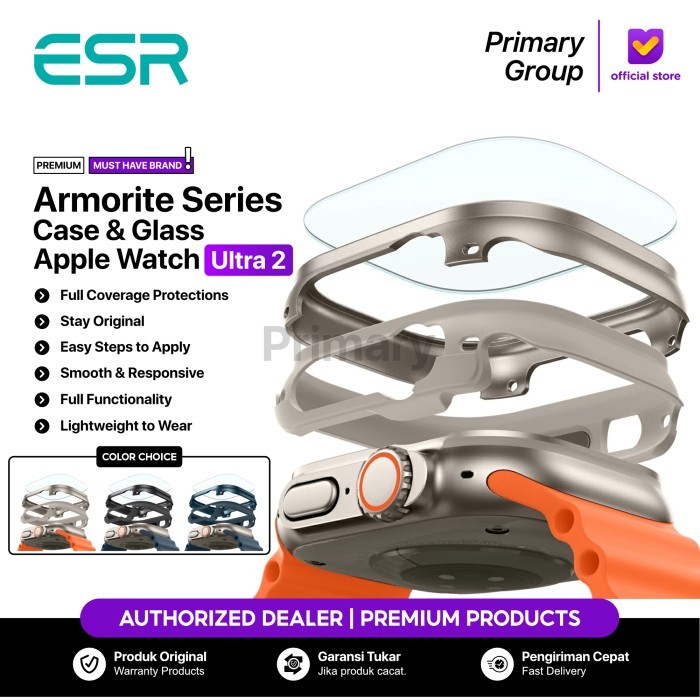 Jual TERPERCAYA ESR Case Apple Watch Ultra 2 49mm ESR Armorite ...