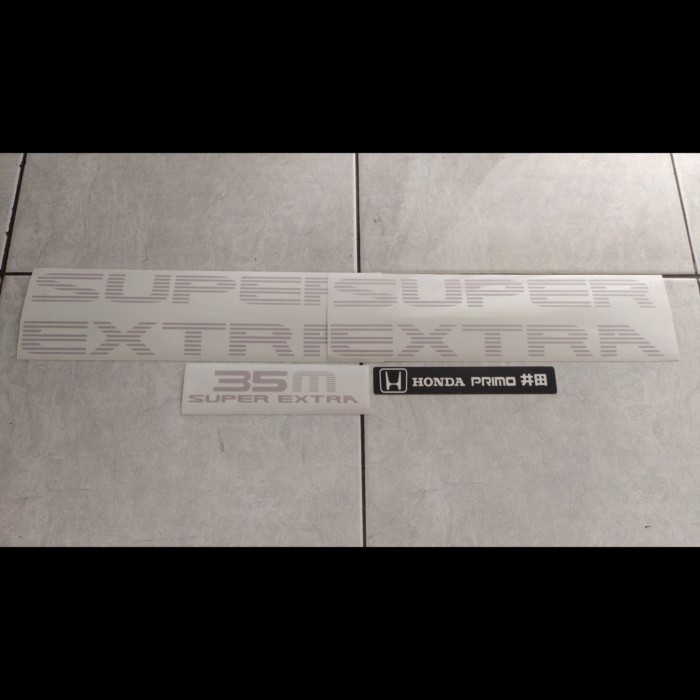 Jual STICKER SET HONDA CIVIC EF2 35M SUPER EXTRA | Shopee Indonesia