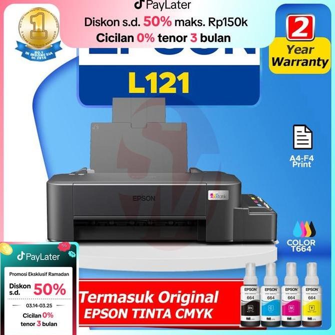 Jual Printer Epson L121 Inktank print only dokumen | Shopee Indonesia
