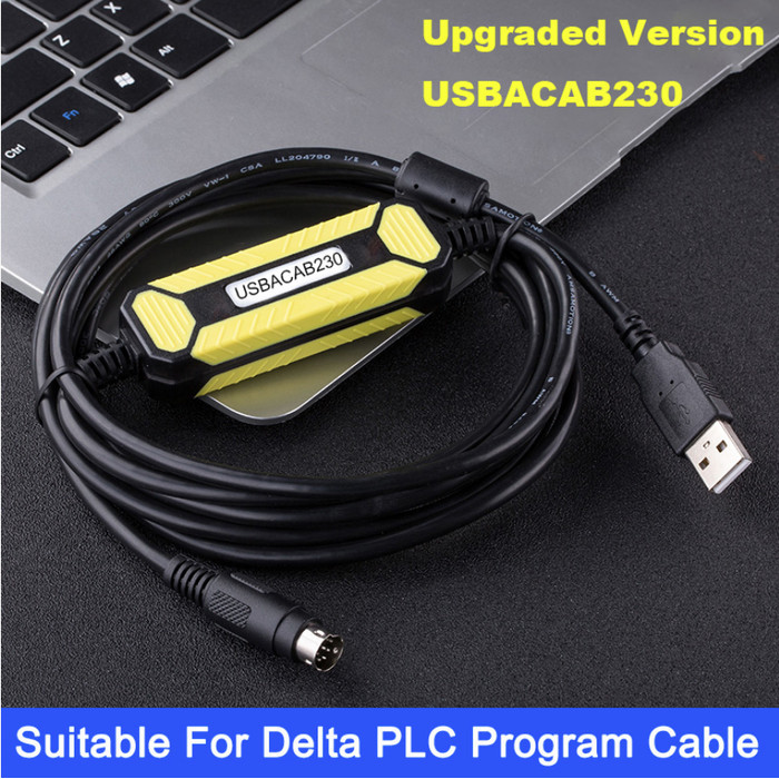Jual Delta PLC Programming Cable USBACAB230 USB TO RS232 Adapter ...