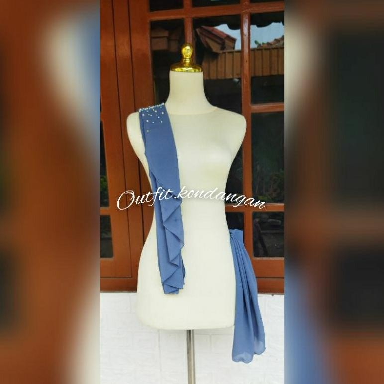 Jual Selendang Kebaya/Slayer Pundak Model Susun Panjang | Shopee Indonesia