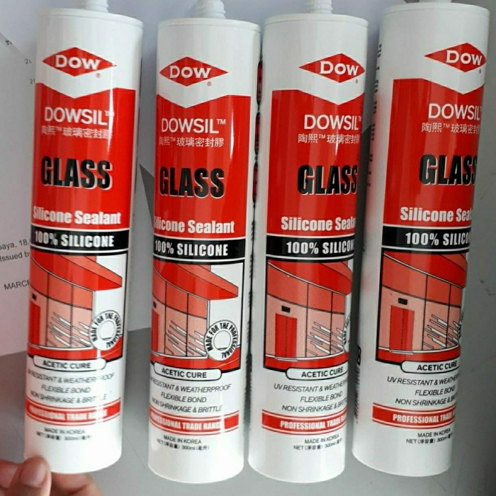 Jual Lem Sealant Dowsil Glass Silicon Sealant Lem Kaca Silicone Dow Corning | Shopee Indonesia