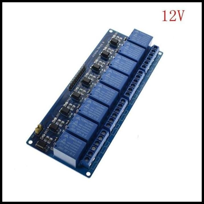 Jual Relay Module 8 Channel 12V Optocoupler Low Level Trigger Plc Avr 8Ch | Shopee Indonesia