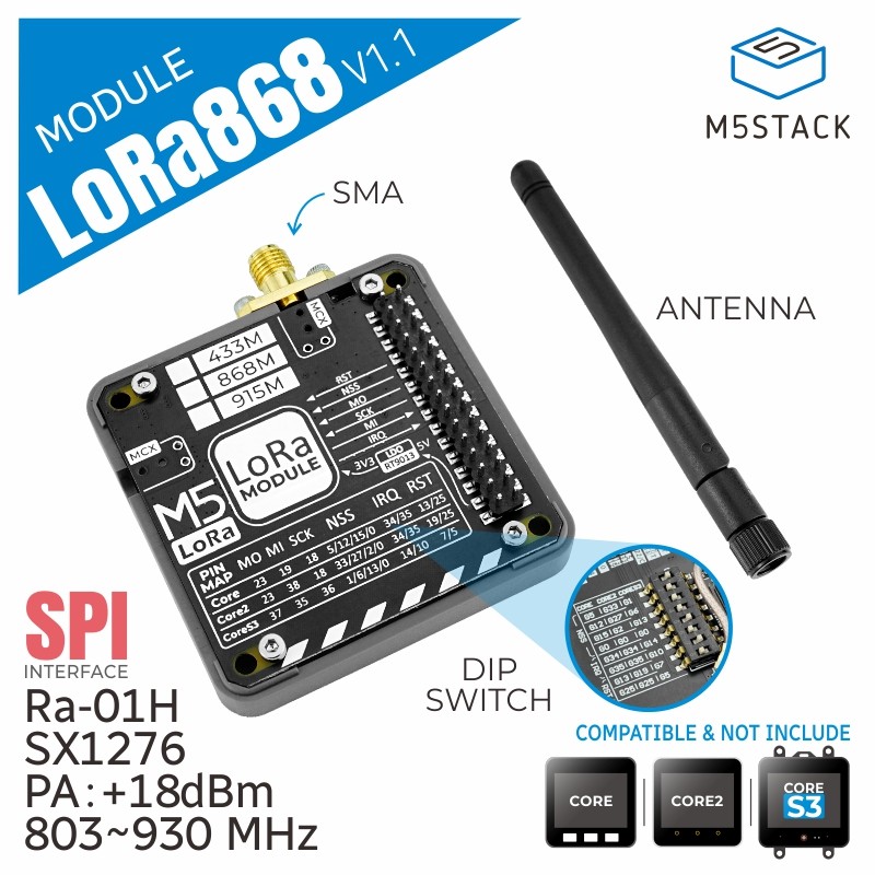 Jual SALE M5Stack Official LoRa Module 868 MHz v1.1 | Shopee Indonesia