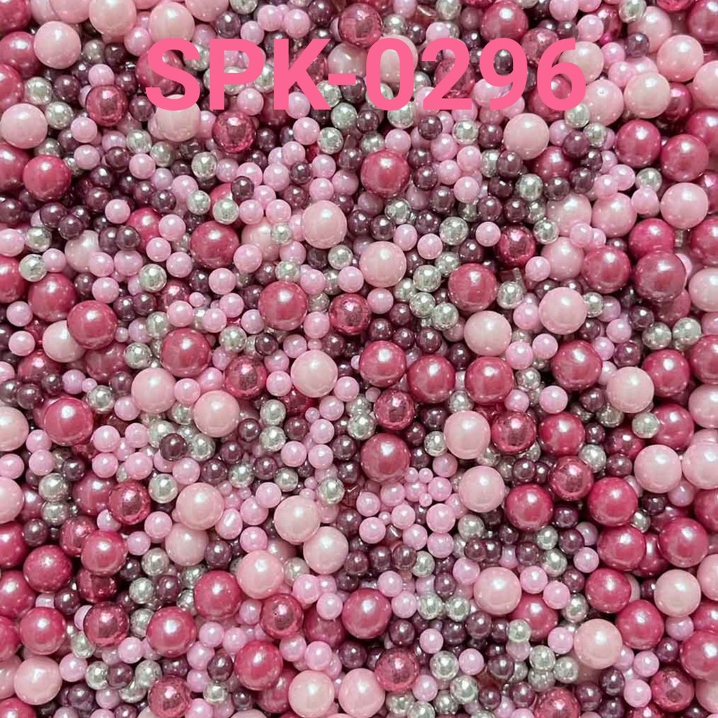 Jual SPK-0296 Sprinkles sprinkle springkel 1kg mutiara pink ungu ...
