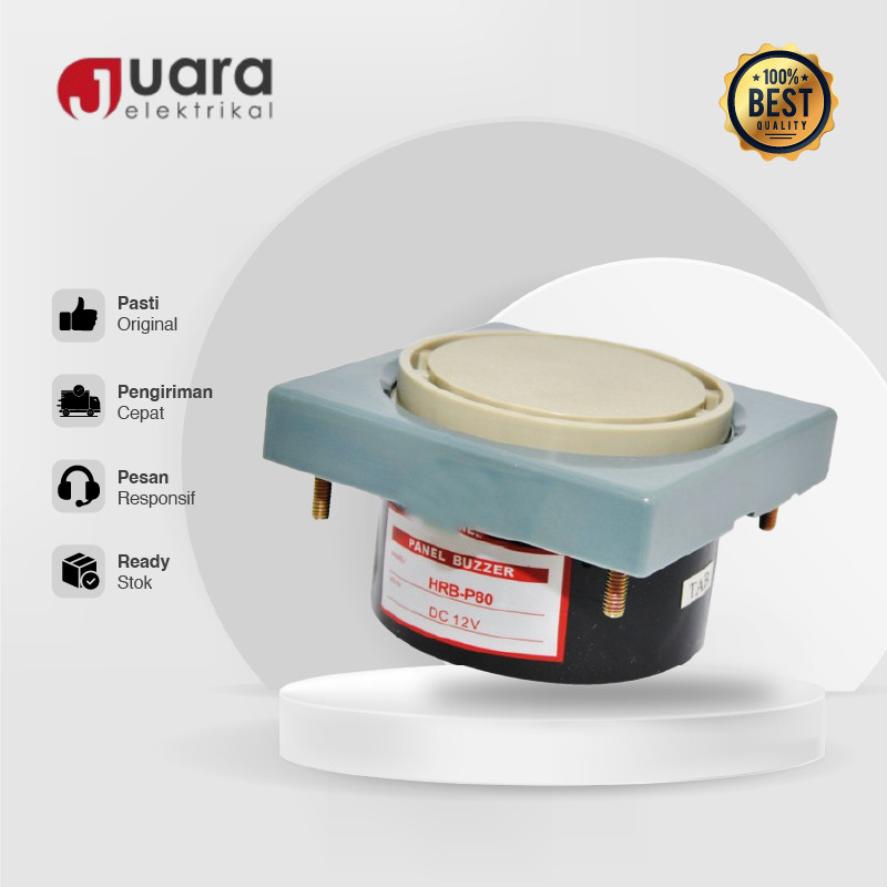 Jual Panel Buzzer Bell TET 12V DC HRB - P80 - BERKUALITAS | Shopee Indonesia