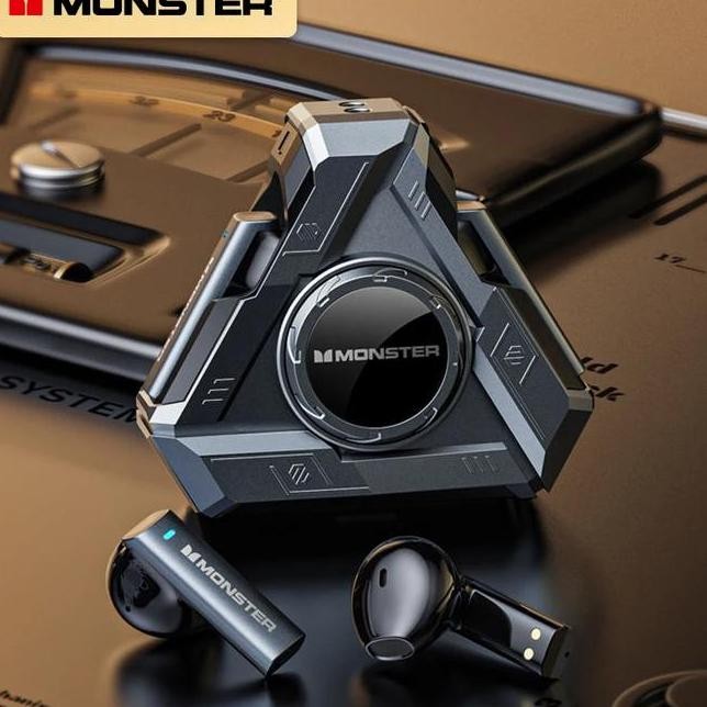 Jual Monster XKT22 Tws Earphone Wireless Spinner Fitur Gaming TWS ...