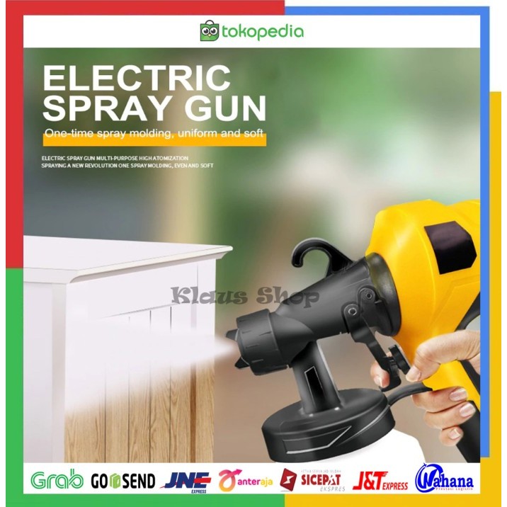 Jual MESIN ALAT SEMPROT CAT KOMPRESOR LISTRIK ELEKTRIK SPRAY GUN ...