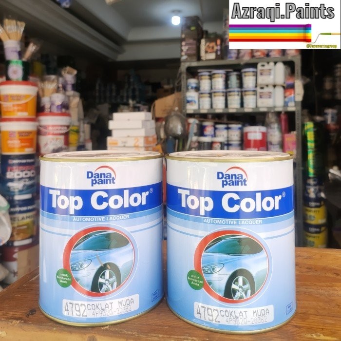 Jual TOP COLOR DANAPAINT COKLAT MUDA 4792 ( 1 KG ) | Shopee Indonesia